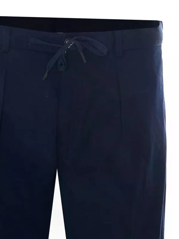 CIRCOLO 1901 Drawstring Tailored Trousers - Blue