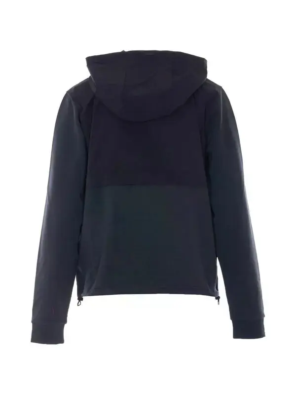 Herno Panelled Zip-up Hoodie