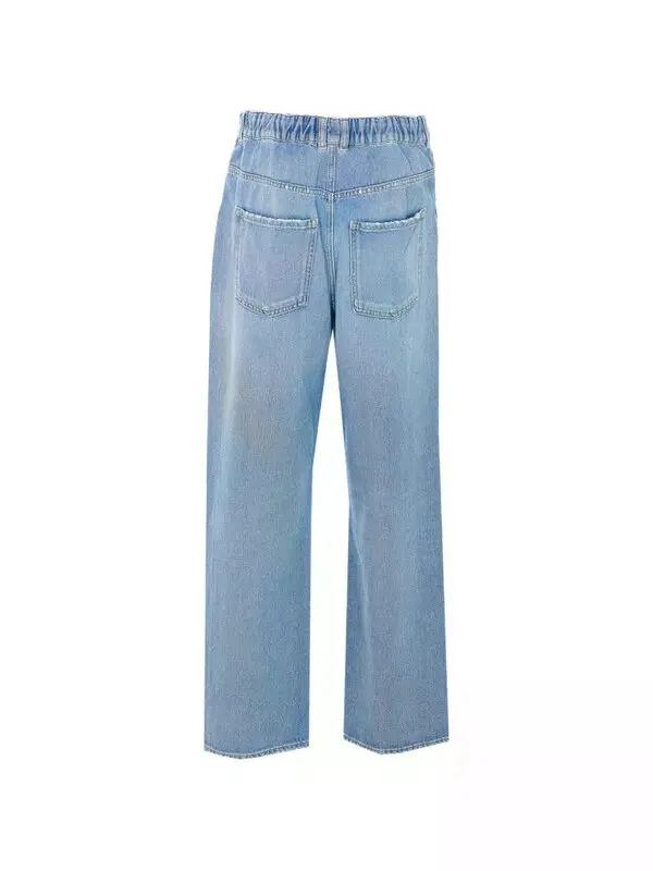 TRUE AVENUE Marta Straight-leg Jeans - Blue