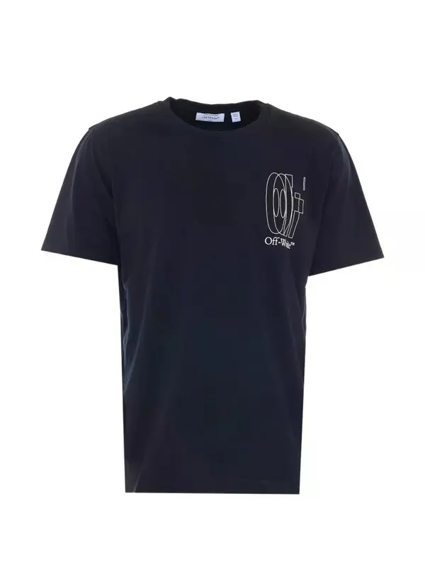 Off-White Double Arrow Logo-print T-shirt - Black