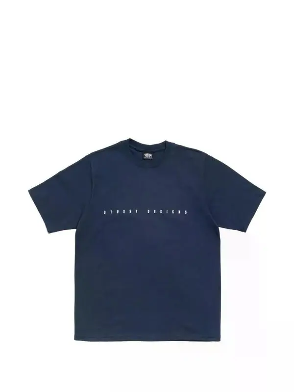 StÜssy Graphic-print Cotton T-shirt - Blue