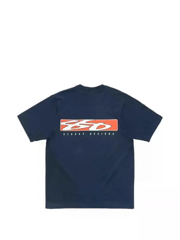 StÜssy Graphic-print Cotton T-shirt - Blue