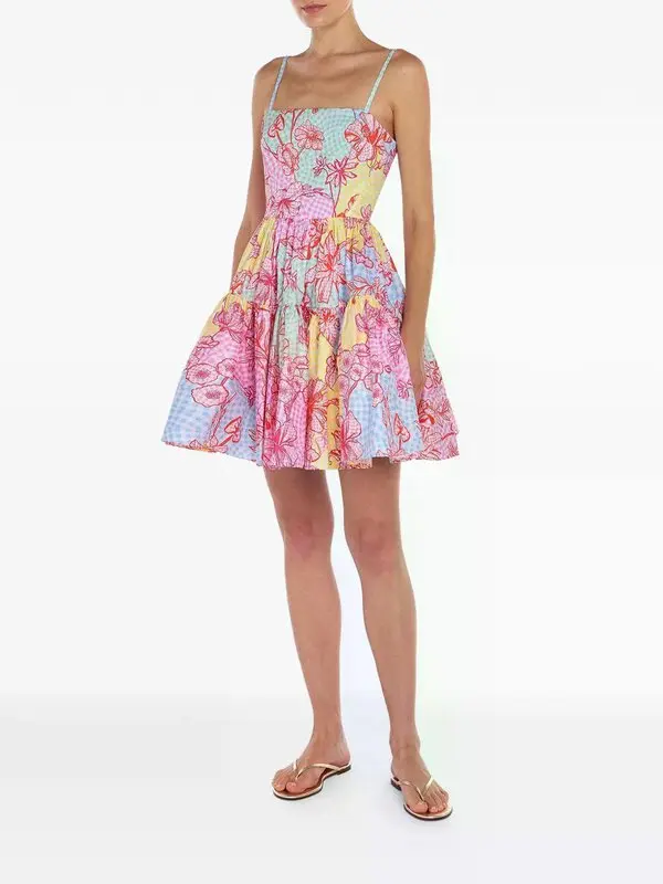 MARY KATRANTZOU Margot Floral-print Mini Dress