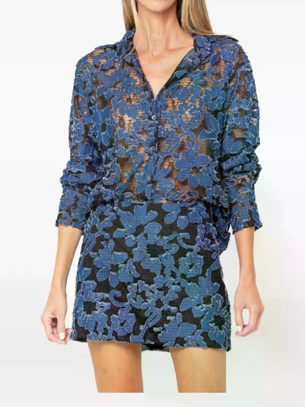 JBQ Beckett Floral Lace Mini Skirt