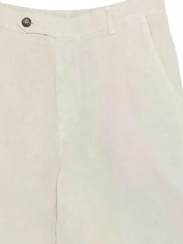 MC2 SAINT BARTH Linen Bermuda Shorts - Neutrals