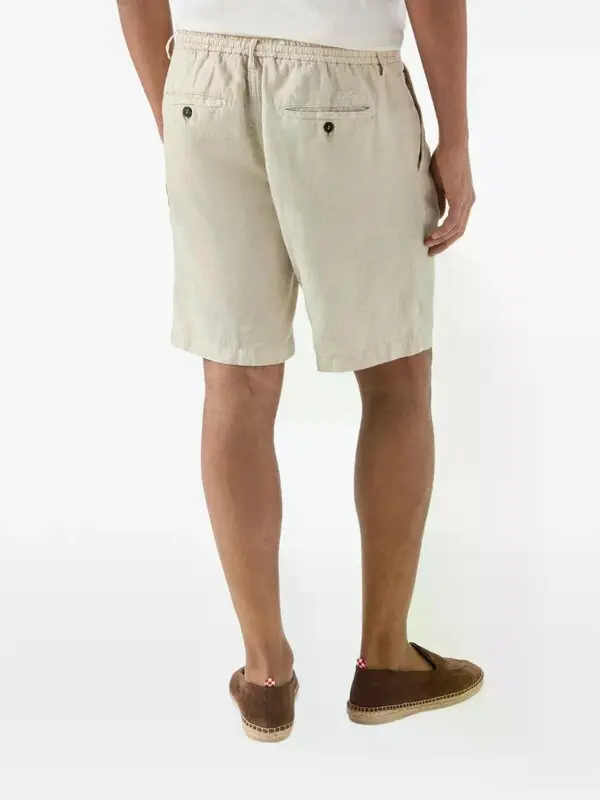 MC2 SAINT BARTH Linen Bermuda Shorts