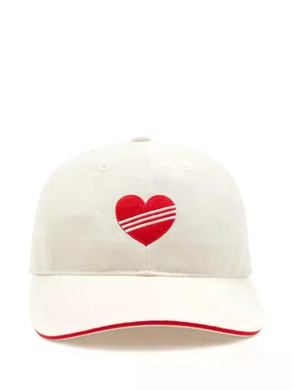 Adidas Heart-motif Baseball Cap And Scrunchy Set - Neutrals