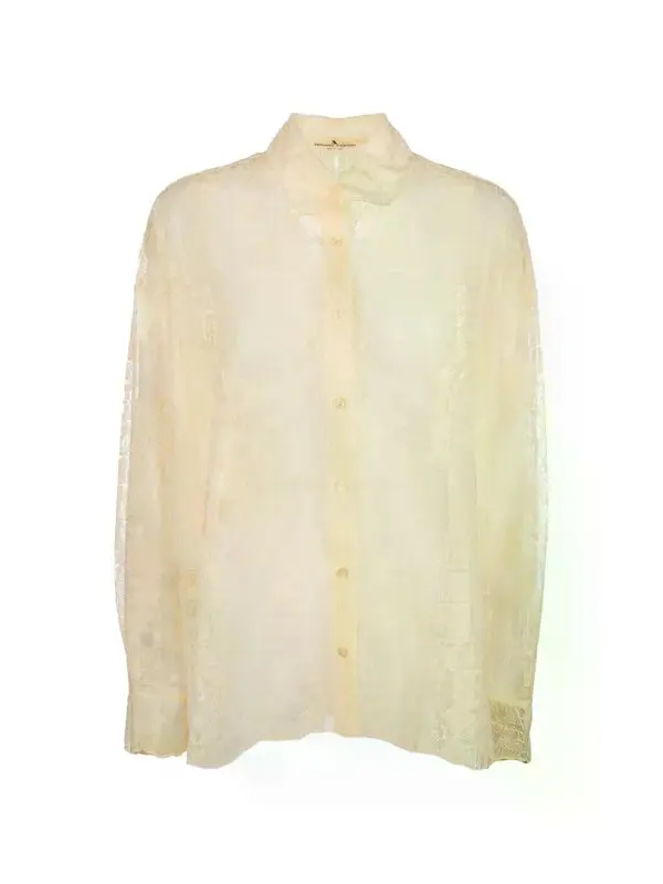 Ermanno Scervino Embroidered Lace Shirt