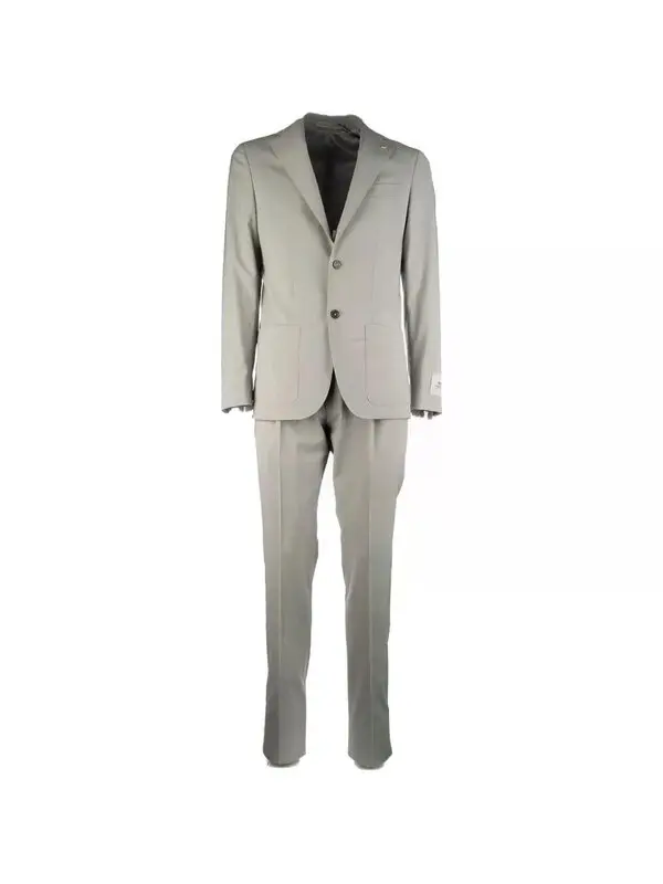 Corneliani Single-breasted Patch-pocket Suit - Grey