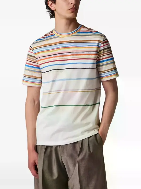 Paul Smith Stripe-pattern T-shirt
