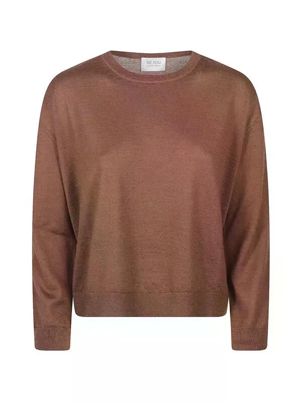 BEYOU Fine-knit Jumper - Brown