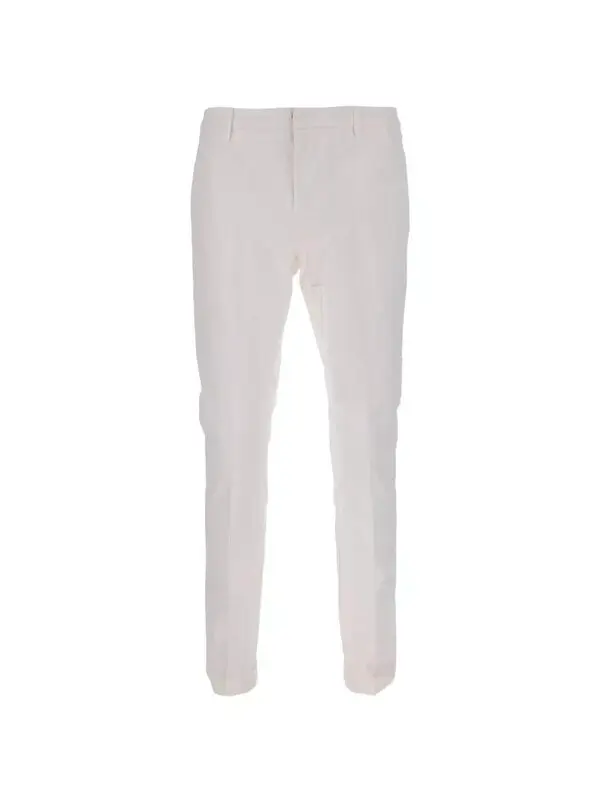 DONDUP Pressed-crease Turn-up Trousers