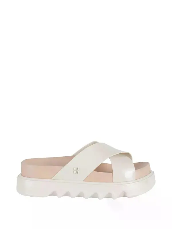 Melissa Crossover-strap Platform Sandals - Neutrals