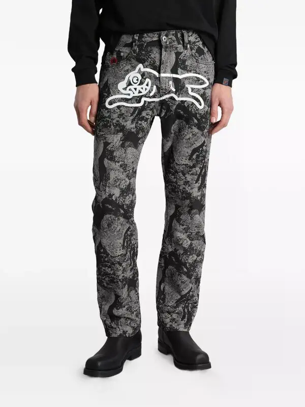 ICECREAM Abstract-print Jeans