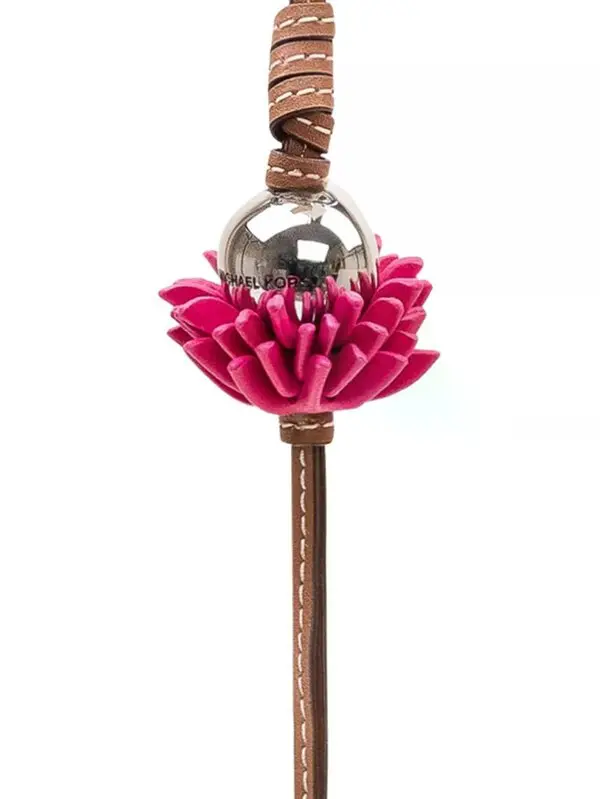 Michael Kors Flower Burst Leather Charm