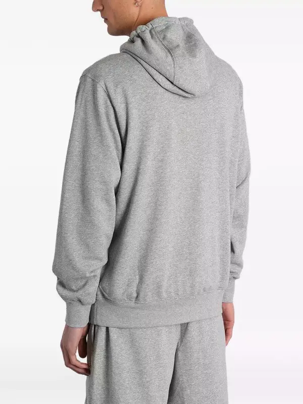 Nike Logo-embroidered Hoodie - Grey