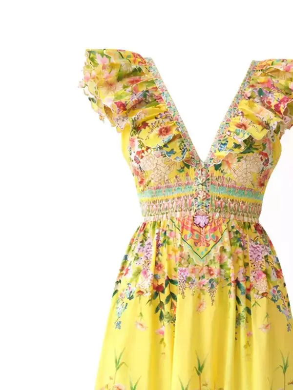 Camilla Lady Limonada Midi Dress