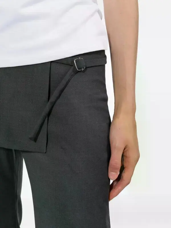 Paloma Wool Archive Wrap-panel Straight-leg Trousers - Grey