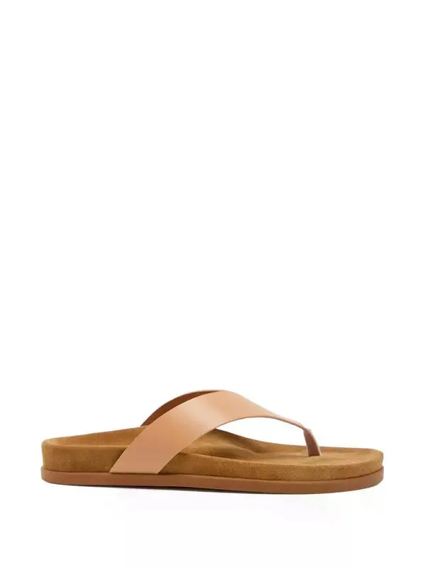 ANCIENT GREEK SANDALS Charys Leather Thong Sandals - Neutrals