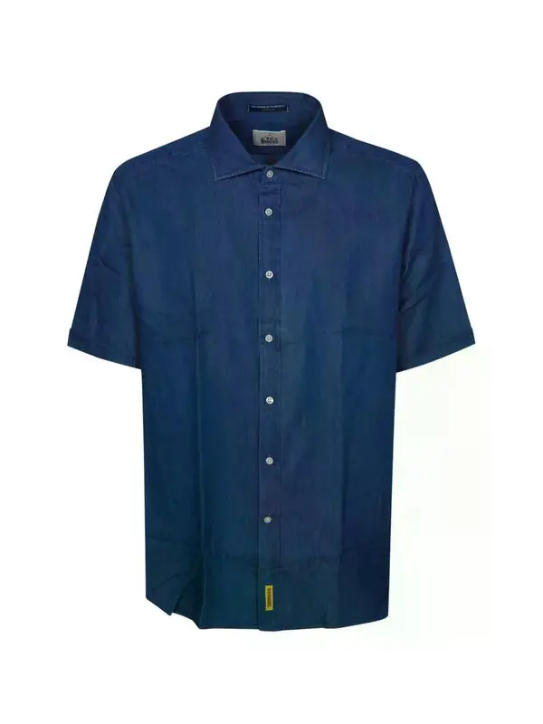 B.D.BAGGIES Short-sleeved Denim Shirt
