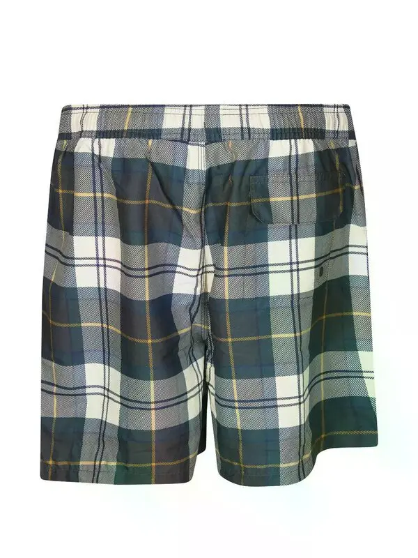 Barbour Tartan Swim Shorts - Blue