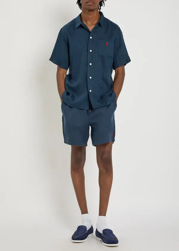 Polo Ralph Lauren Logo-embroidered Linen Shirt