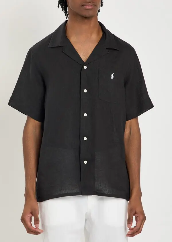 Polo Ralph Lauren Logo-embroidered Linen Shirt