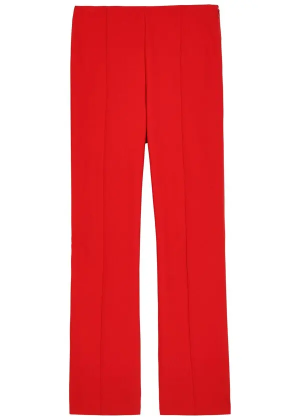 Vince Pintuck Cropped Trousers - Red