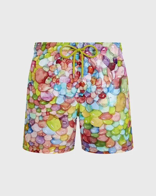 Vilebrequin Multi Bubbles Swim Trunks - White