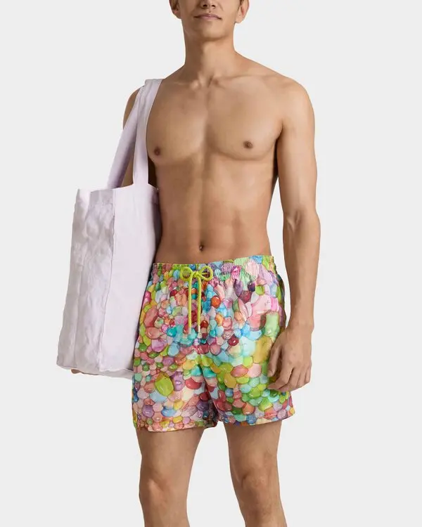 Vilebrequin Multi Bubbles Swim Trunks - White