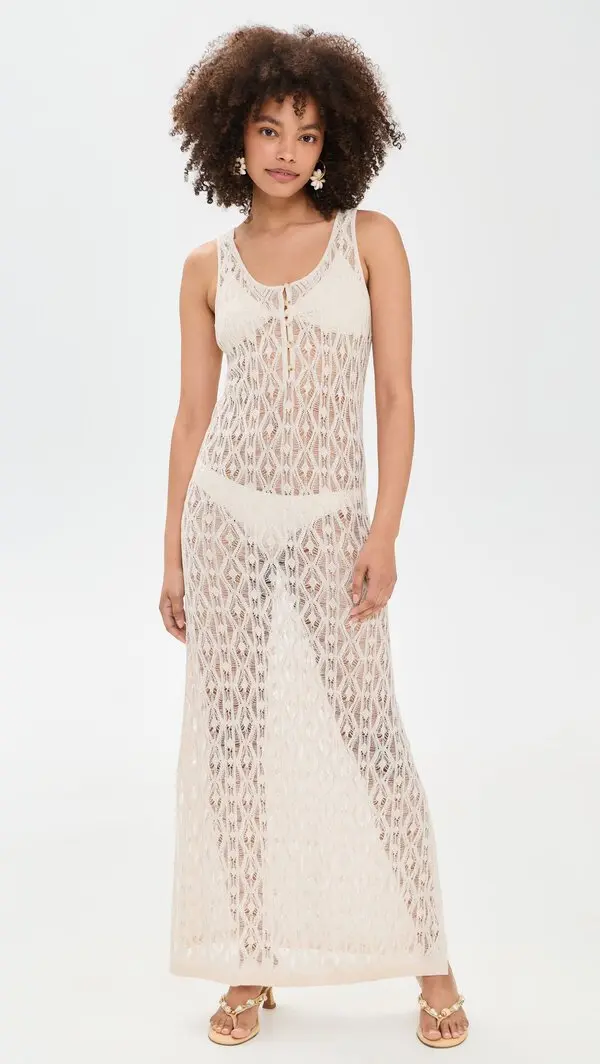 Las Surenas Knitted Midi Dress