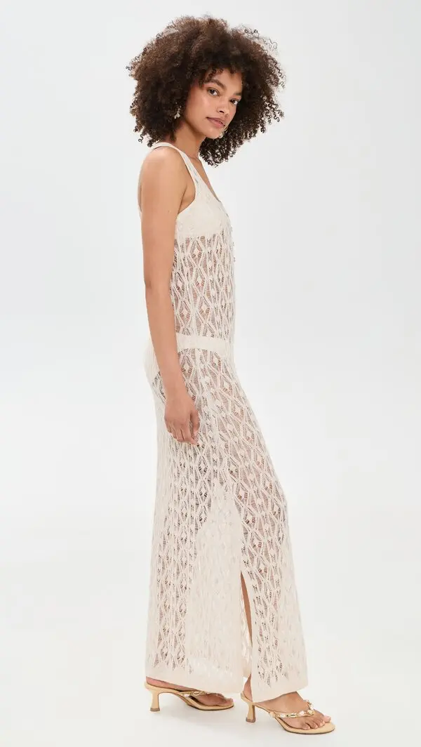 Las Surenas Knitted Midi Dress