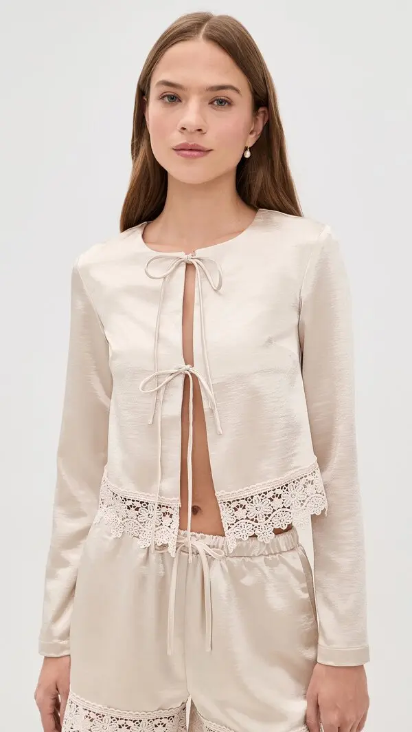 4TH & RECKLESS Candice Tie Top