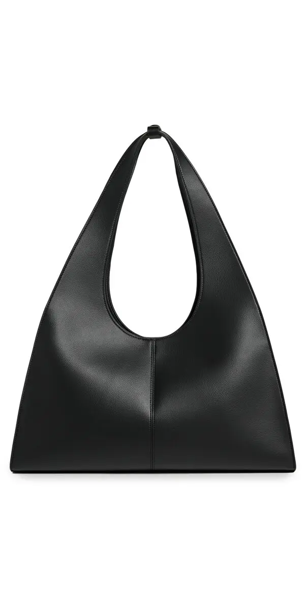 FREJA NEW YORK Ida Faux Leather Bag - Black