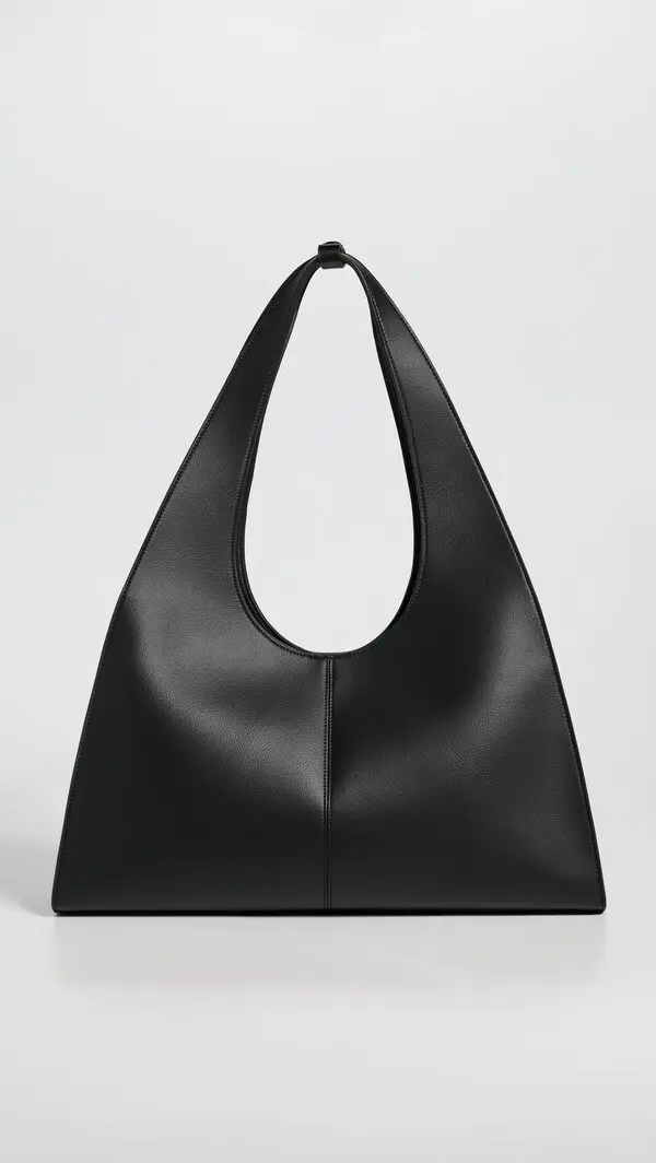 FREJA NEW YORK Ida Faux Leather Bag - Black