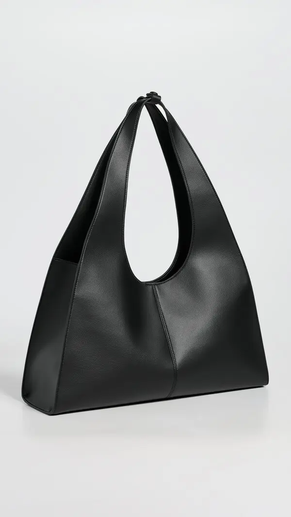 FREJA NEW YORK Ida Faux Leather Bag - Black