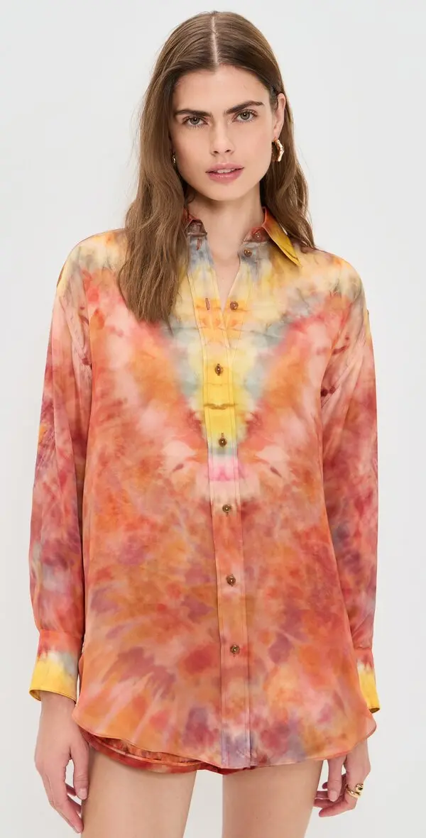 Zimmermann Alchemy Relaxed Silk Shirt