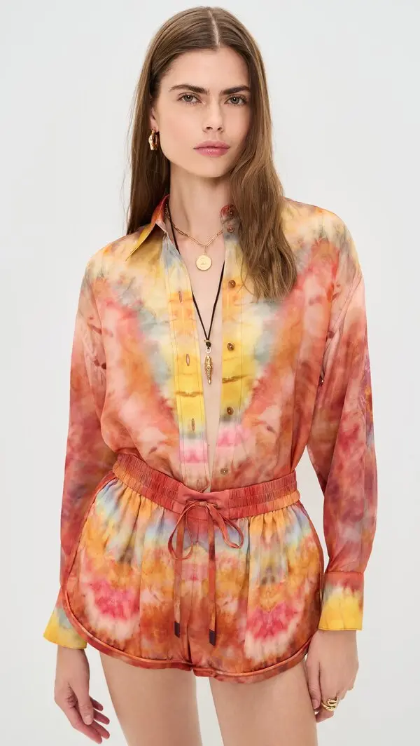 Zimmermann Alchemy Relaxed Silk Shirt