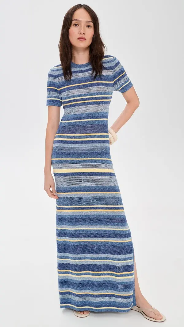 Ba&sh Tonnie Striped Maxi Dress - Multico