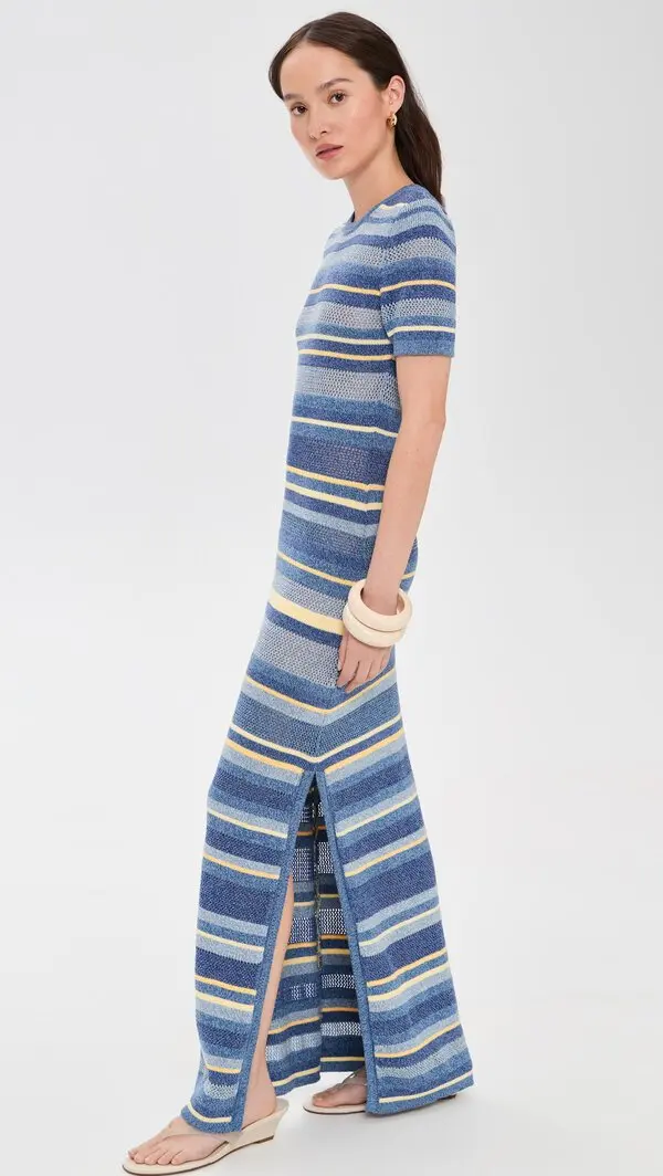 Ba&sh Tonnie Striped Maxi Dress - Multico