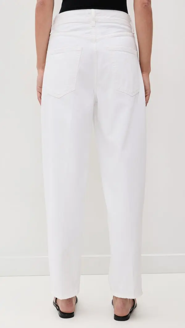 AGOLDE 80's Straight Leg Jeans - Marshmallow