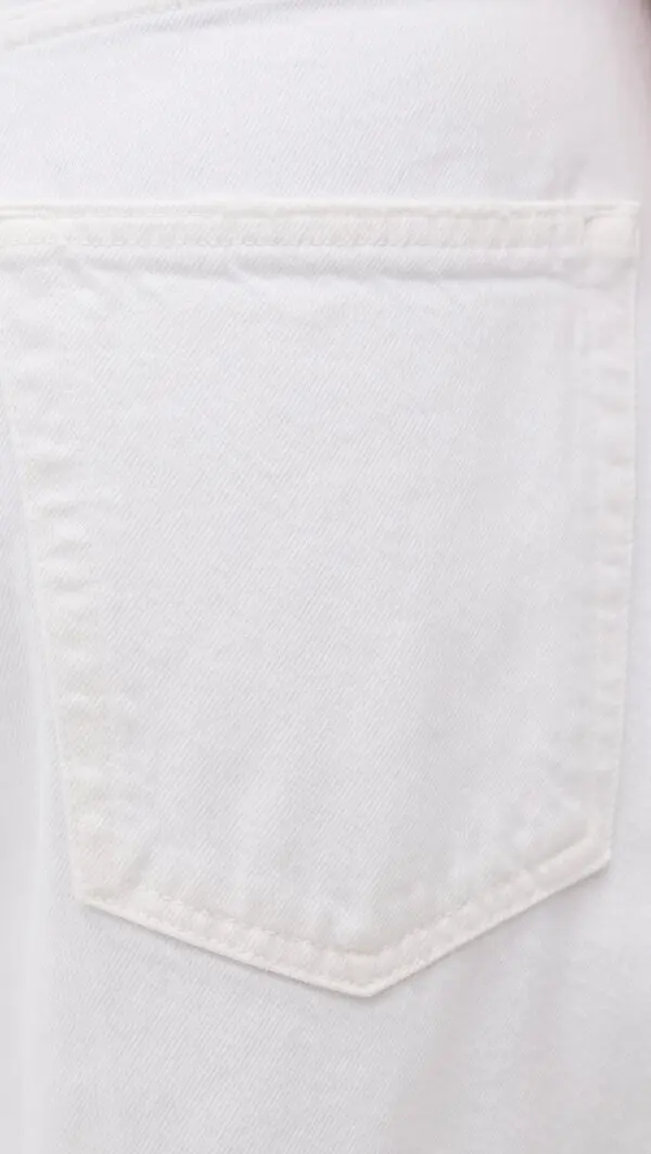 AGOLDE 80's Straight Leg Jeans - Marshmallow