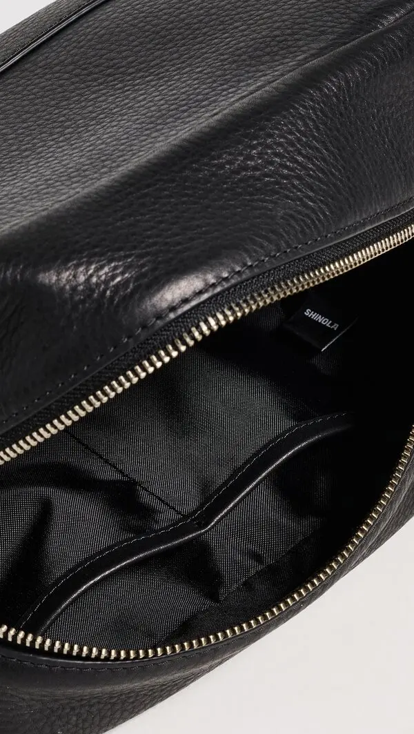 Shinola Leather Toiletry Bag - Black