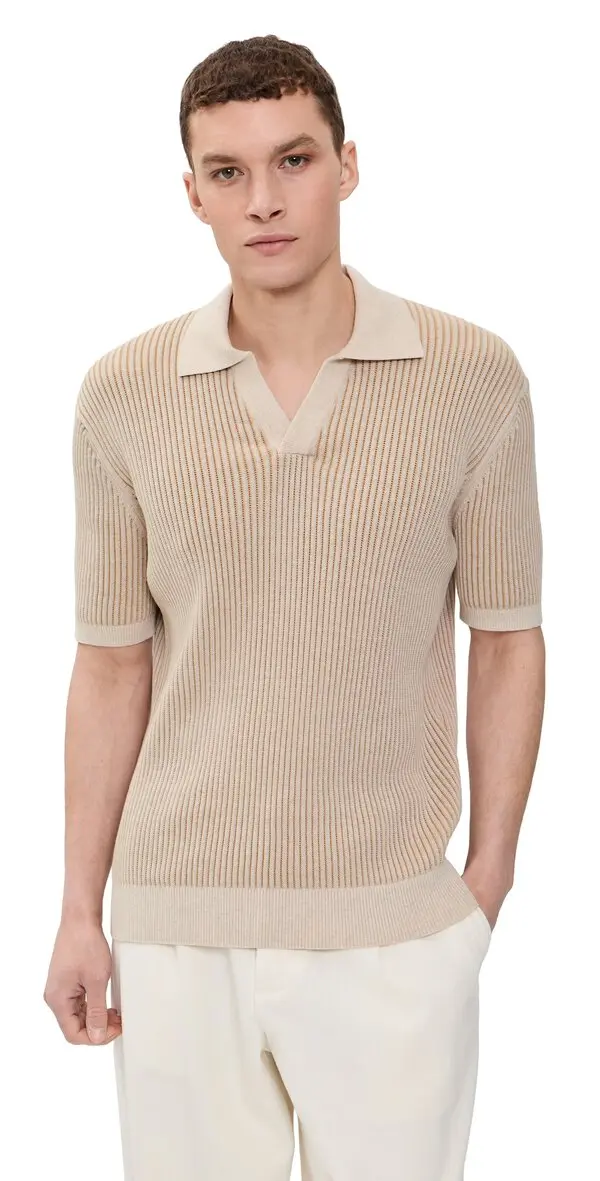 Frescobol Carioca Rino Cotton Blend Polo