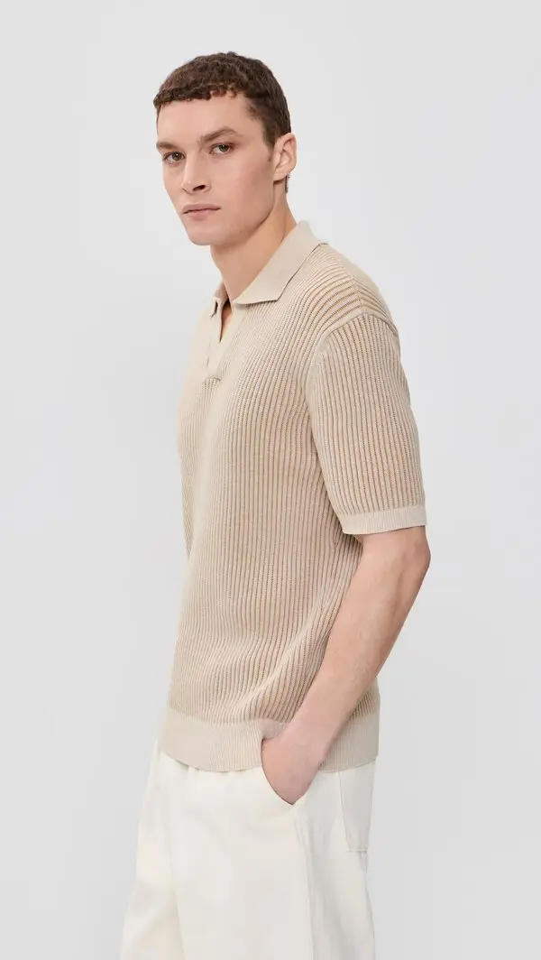 Frescobol Carioca Rino Cotton Blend Polo