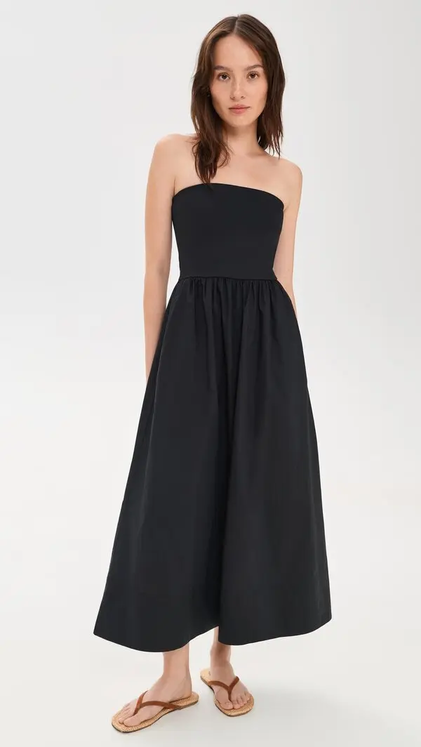 Z Supply Strapless Midi Dress