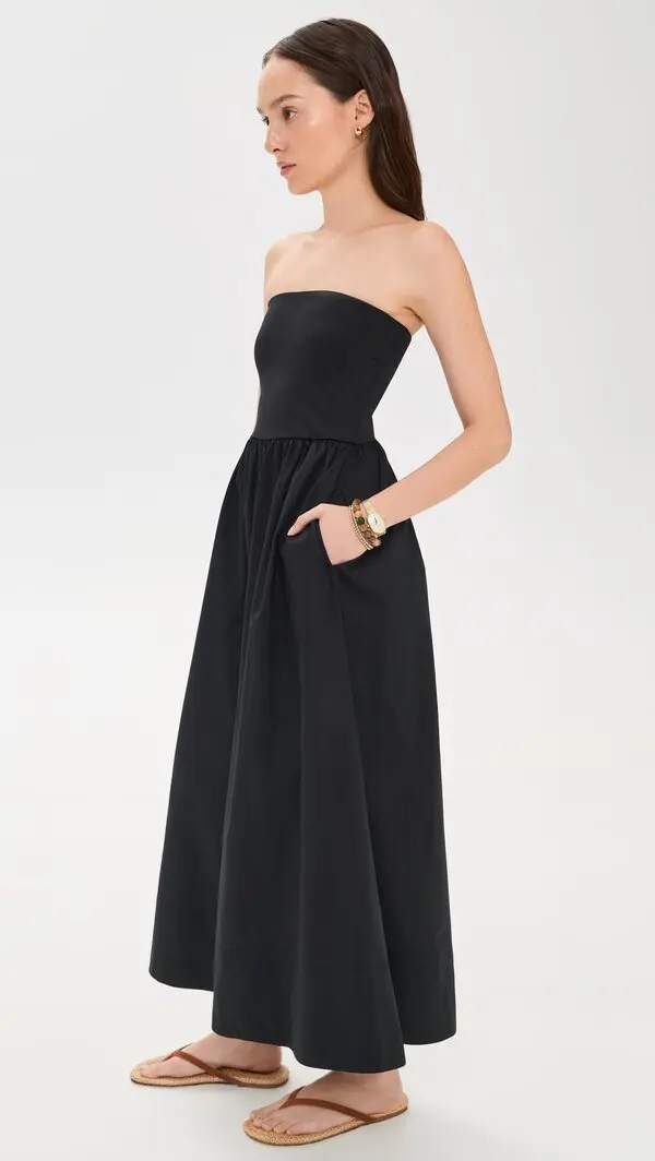 Z Supply Strapless Midi Dress