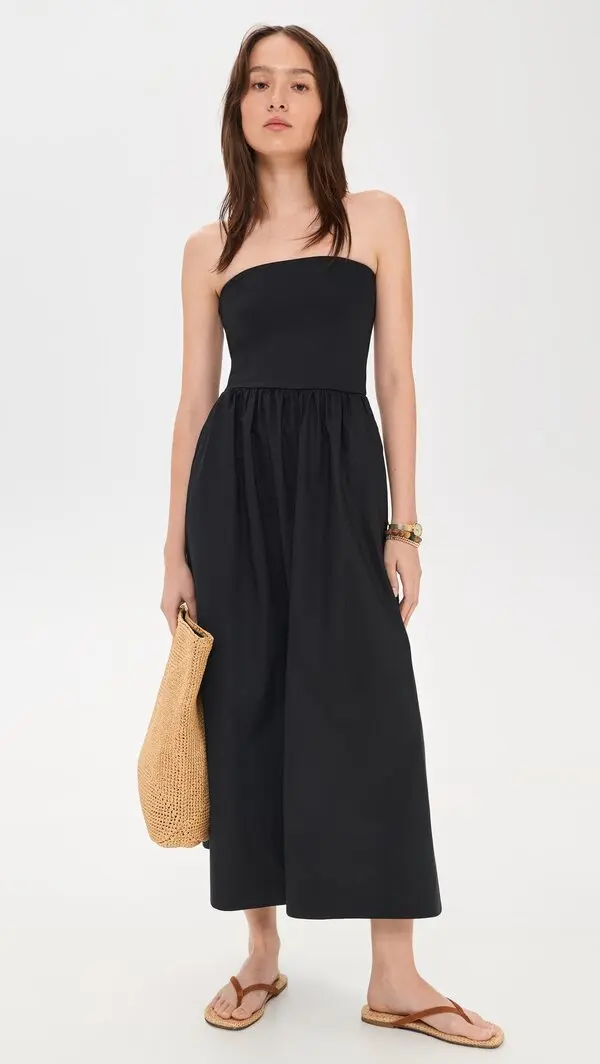 Z Supply Strapless Midi Dress