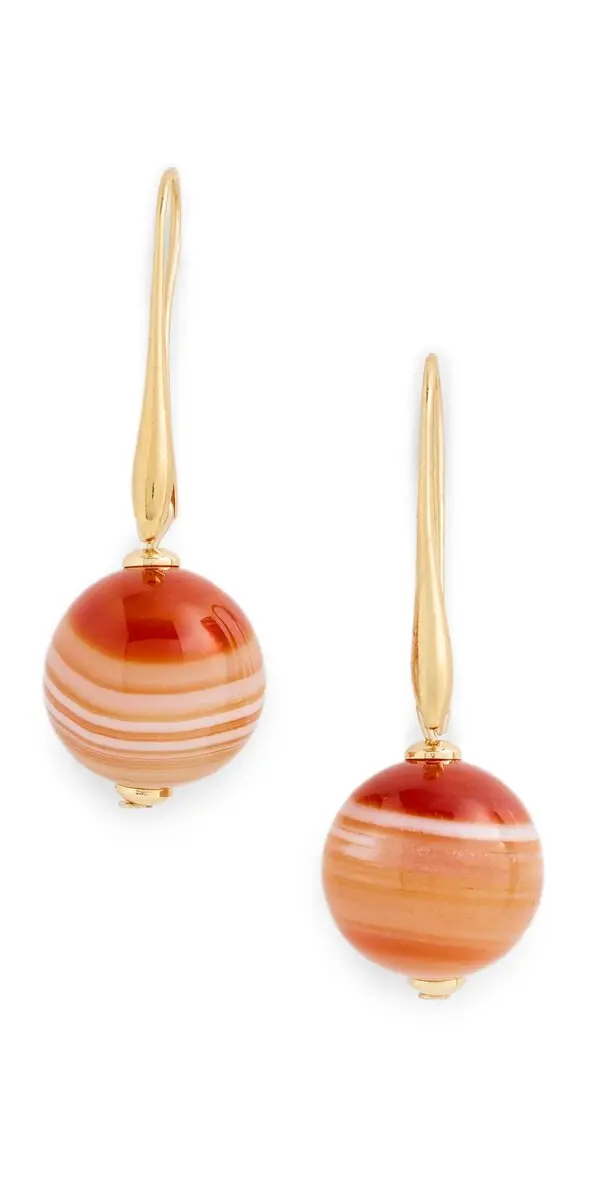 JENNIFER BEHR Serenity Drop Earrings - Agate