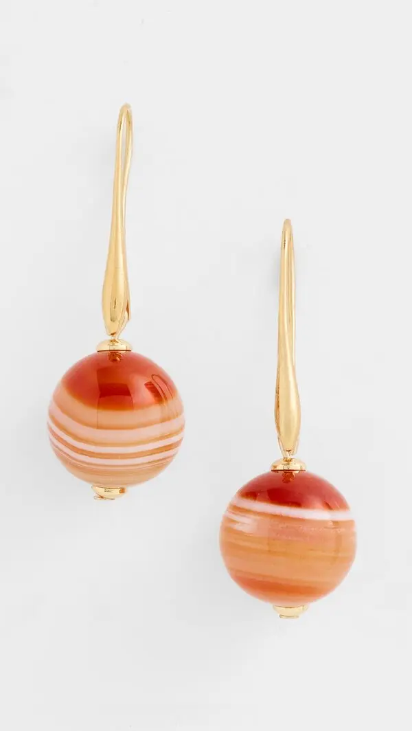 JENNIFER BEHR Serenity Drop Earrings - Agate